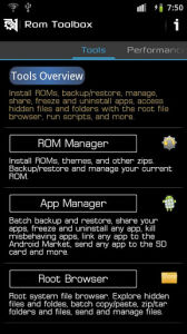 ROM ToolBox, une application Android complète pour les smartphones rootés