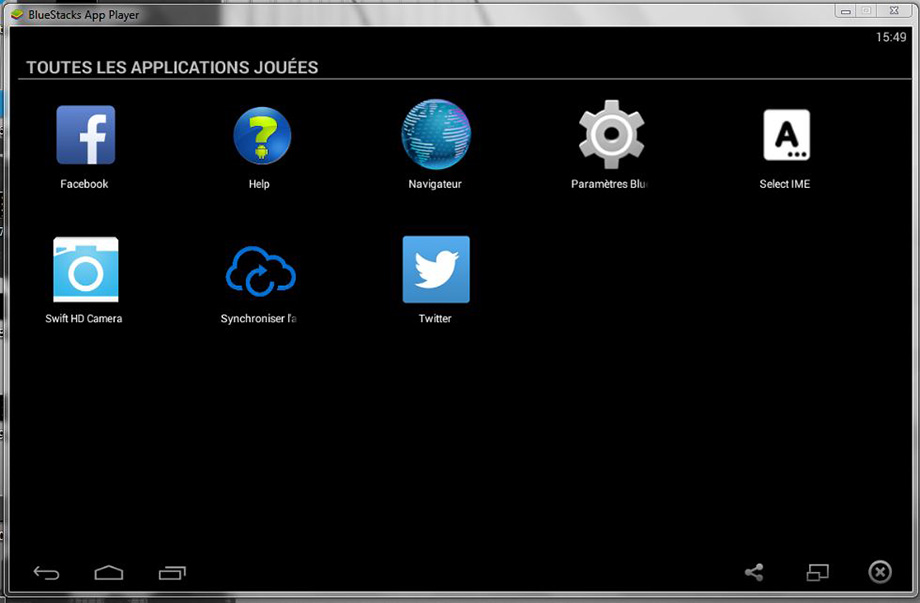 Bluestacks : lancer des applications Android sur PC