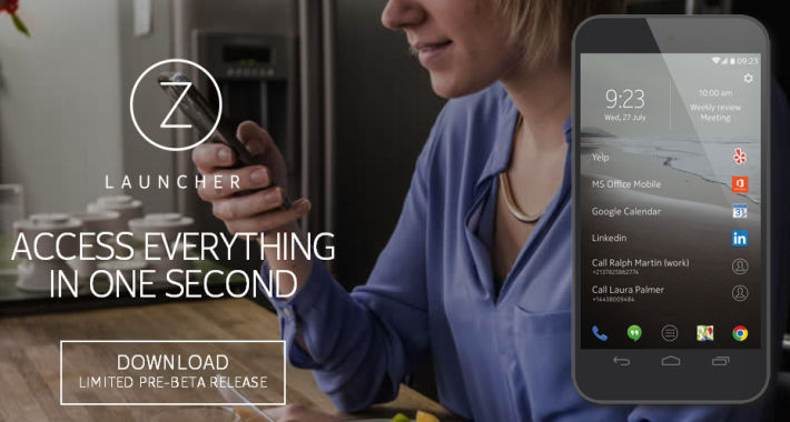 Nokia Z Launcher pour Android : innovant et impressionnat