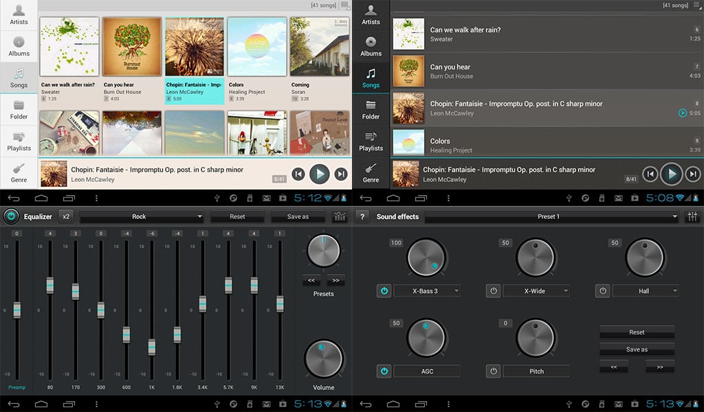 Sélection des meilleurs lecteurs audio Android alternatifs