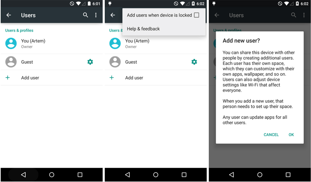 Android 5.0 Lollipop : notifications prioritaires et multi-profil