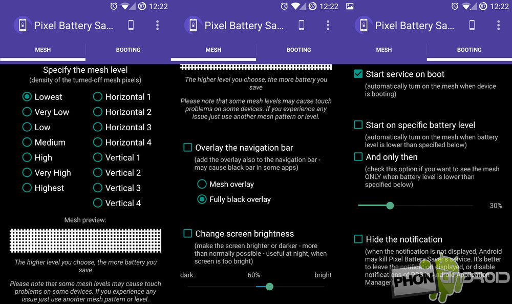 Pixel Battery Saver permet d'éteindre les pixels pour économiser votre ...