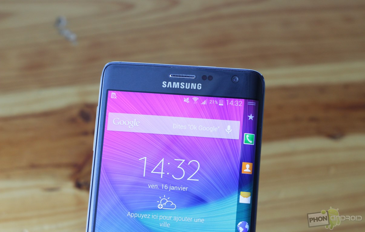 Test du Galaxy Note Edge, le smartphone extraterrestre
