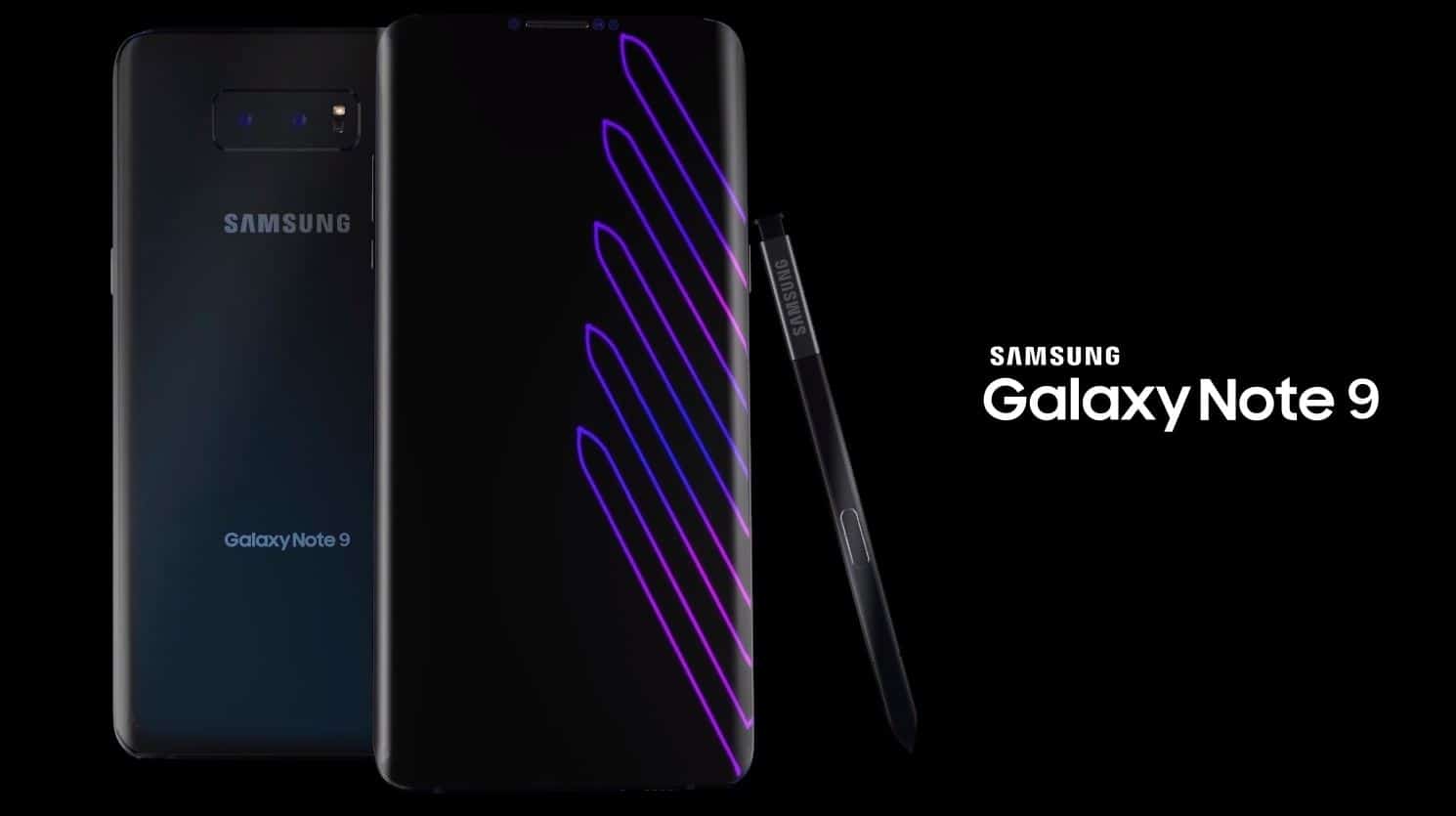 Galaxy Note 9 : son design borderless de toute beauté se dévoile à ...