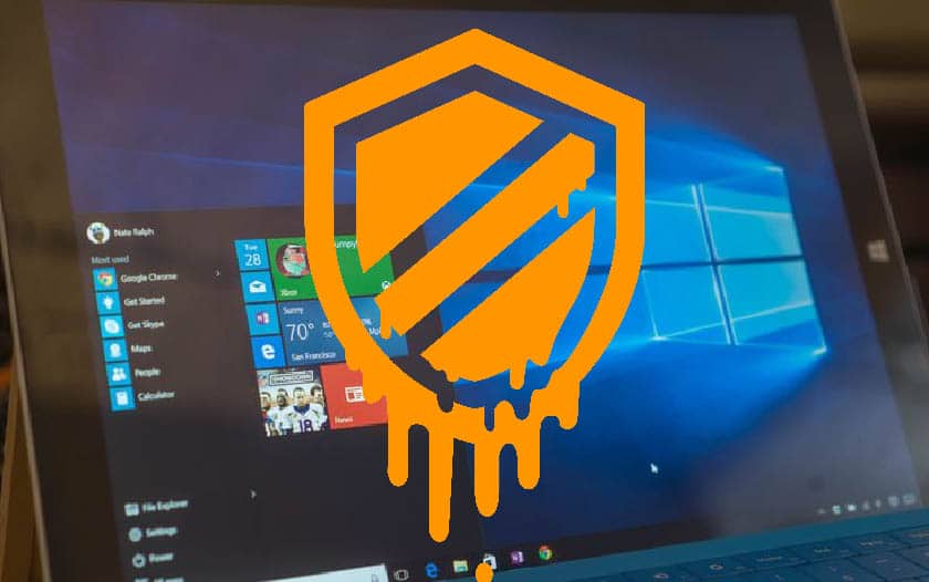 Windows 10 : le patch contre Meltdown et Spectre n'affecte quasiment pas les performances