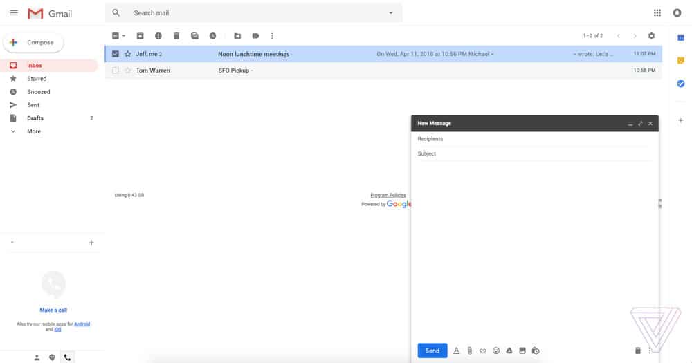 Gmail change d'interface, découvrez son nouveau design