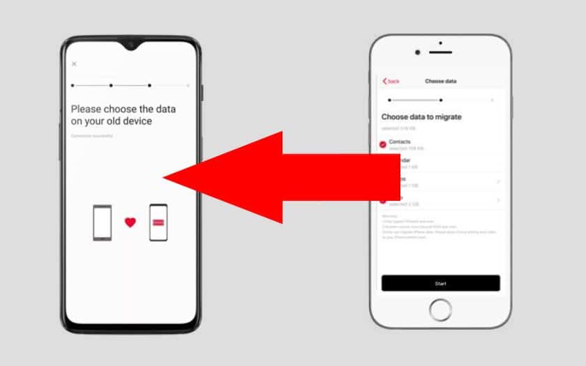OnePlus Switch permet de récupérer les données depuis un iPhone ...