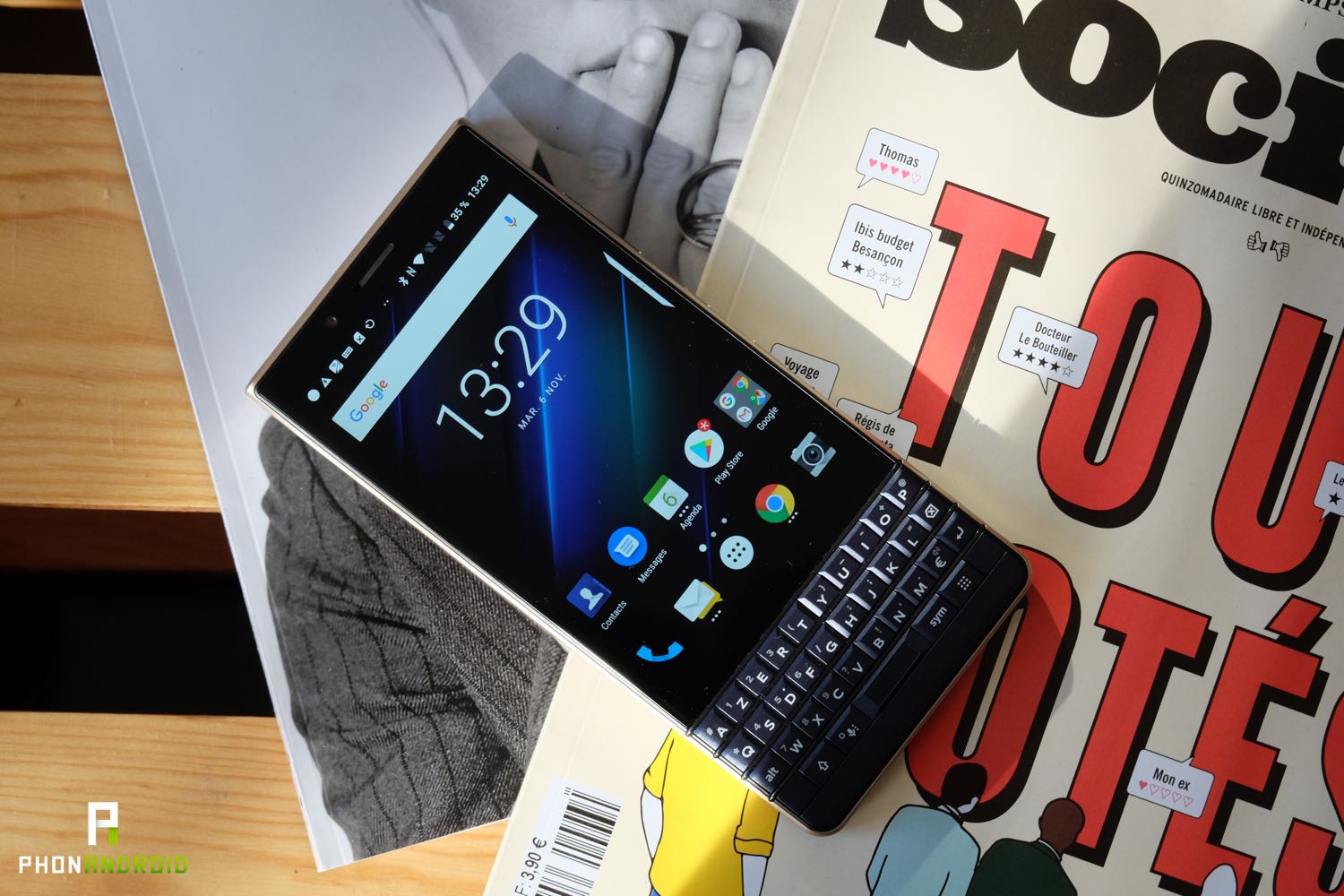 Test du Blackberry KEY2 LE : le clavier physique à petit prix