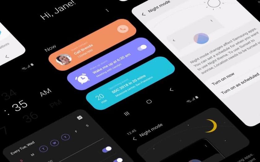 One UI : Samsung dévoile sa nouvelle surcouche Android 9 Pie, en vidéo