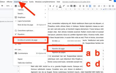 Google Docs : comment mettre des numéros de page dans vos documents