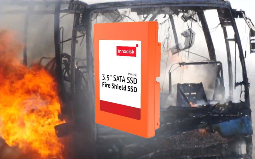 Ce SSD peut résister à un incendie