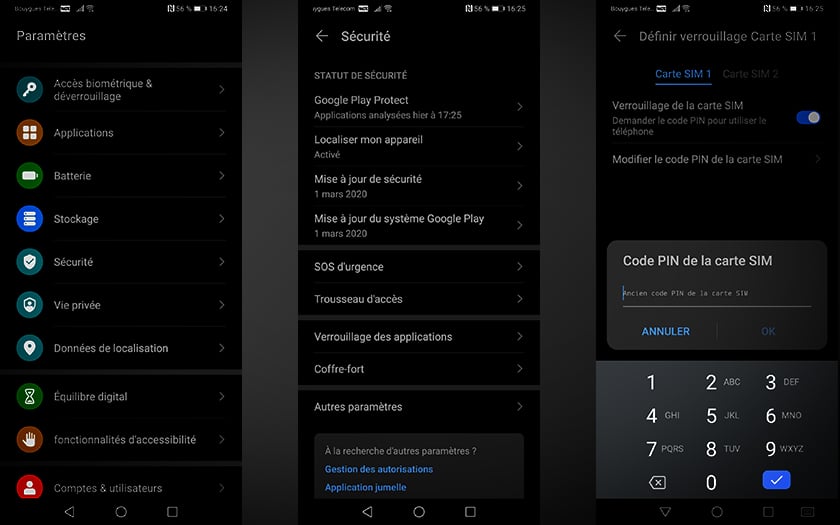Android : comment modifier ou supprimer le code PIN de votre smartphone