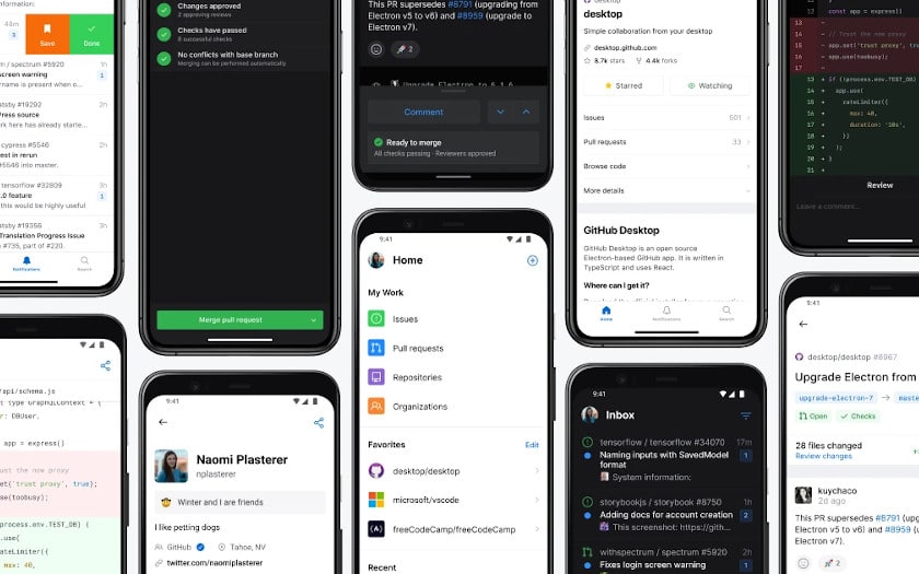 Github annonce que son application sur Android et iOS est disponible ...