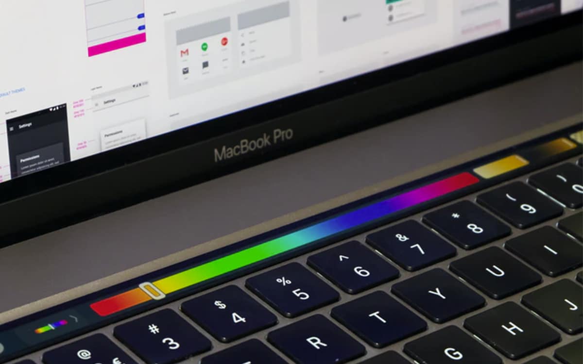 Les MacBook Pro 2021 auraient une Touch Bar sensible à la pression