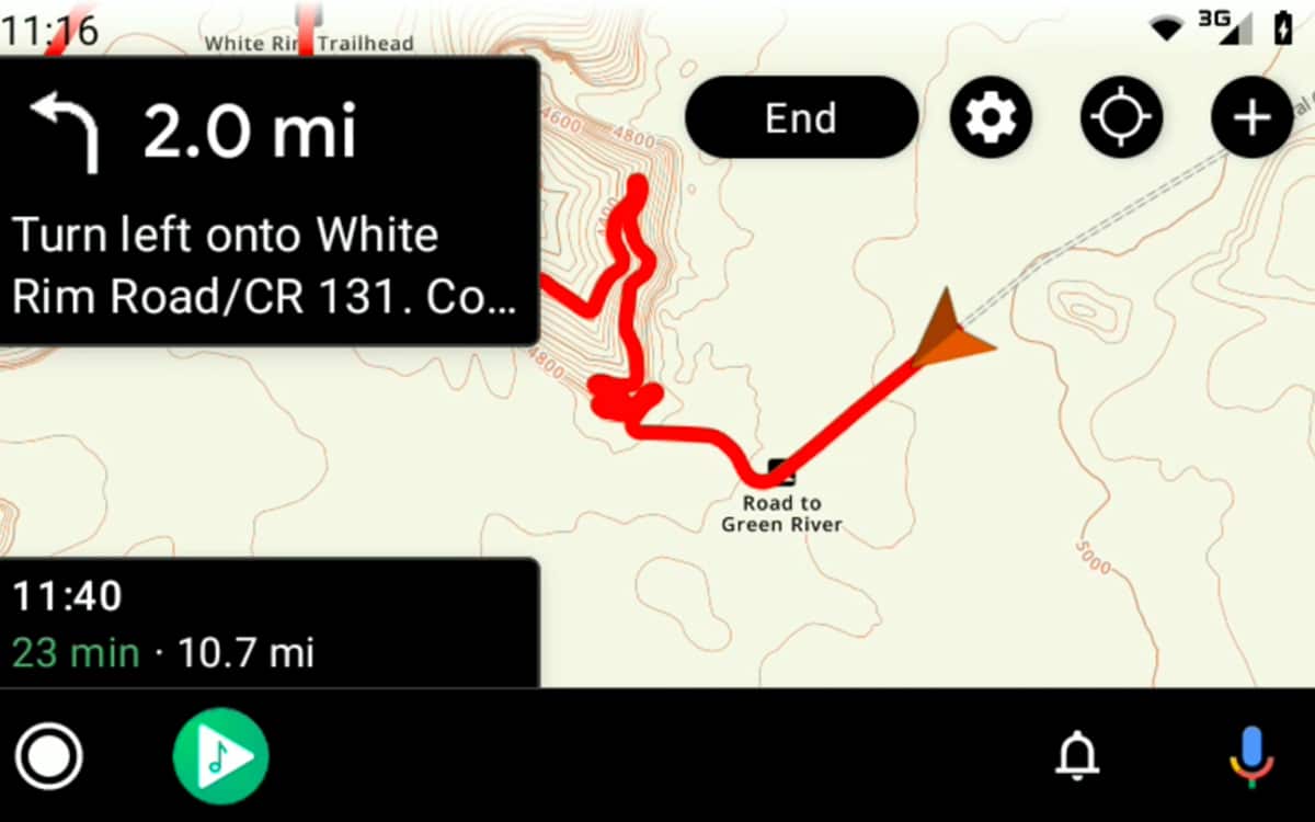 Android Auto : après Waze et TomTom, Gaia débarque sur l'OS de Google