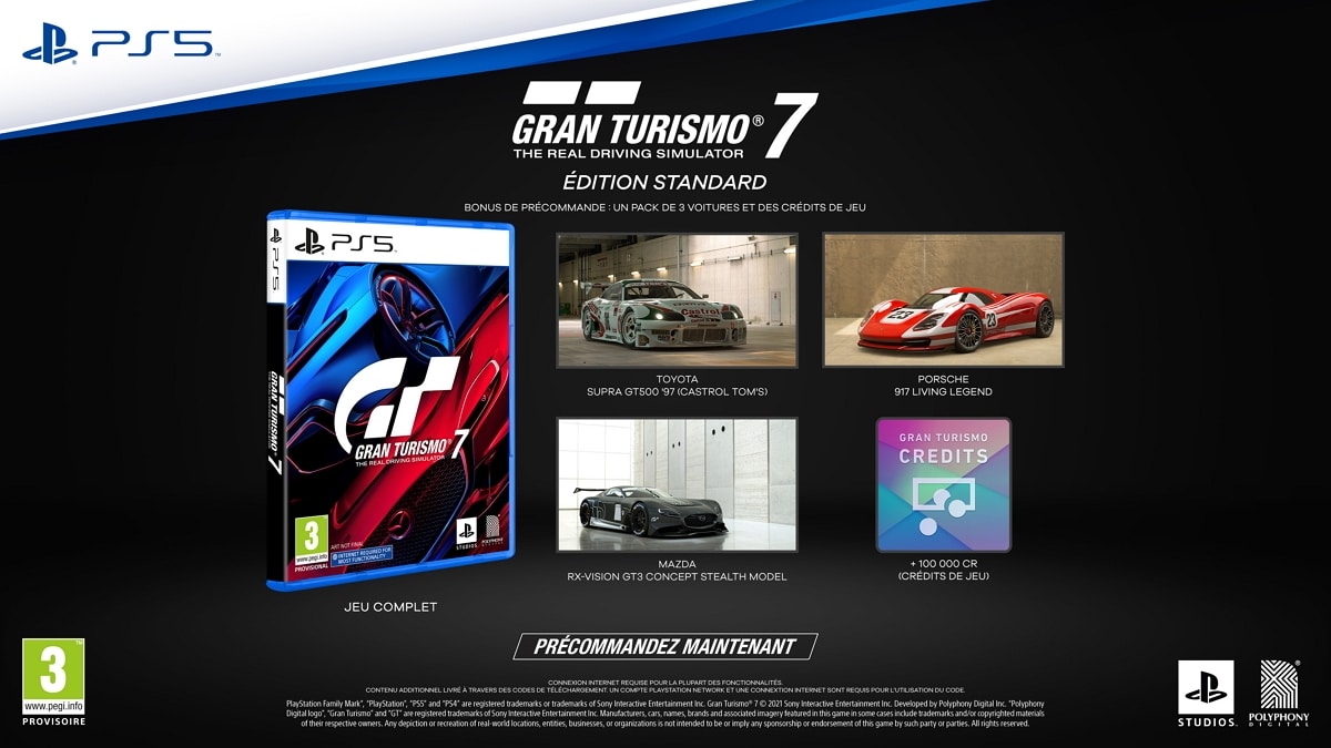 Gran Turismo 7 : Sony annonce une édition spéciale pour le 25e anniversaire du jeu sur PS4 et PS5