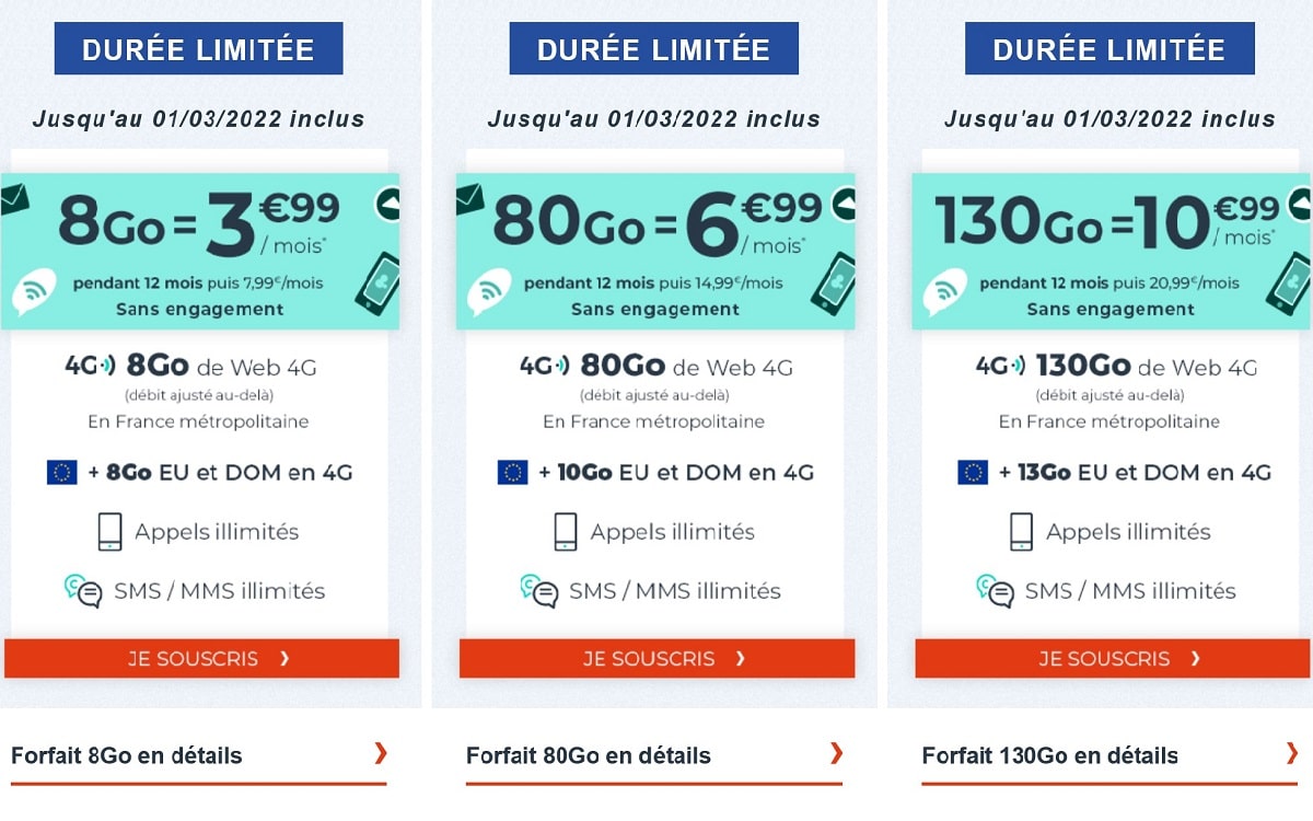 Forfait mobile pas cher : Cdiscount dégaine 3 offres incontournables à partir de 3,99