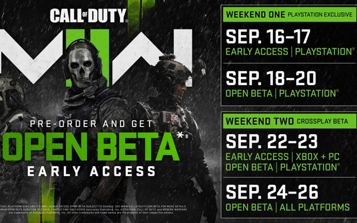 Call of Duty Modern Warfare 2 : voici comment accéder à la bêta multijoueur