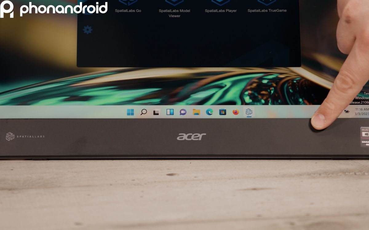 Test Acer SpatialLabs View : une technologie convaincante dans un ...