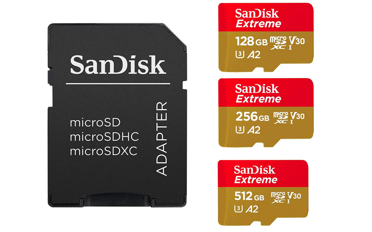 Cartes microSDXC SanDisk Extreme : vite, le prix est en baisse