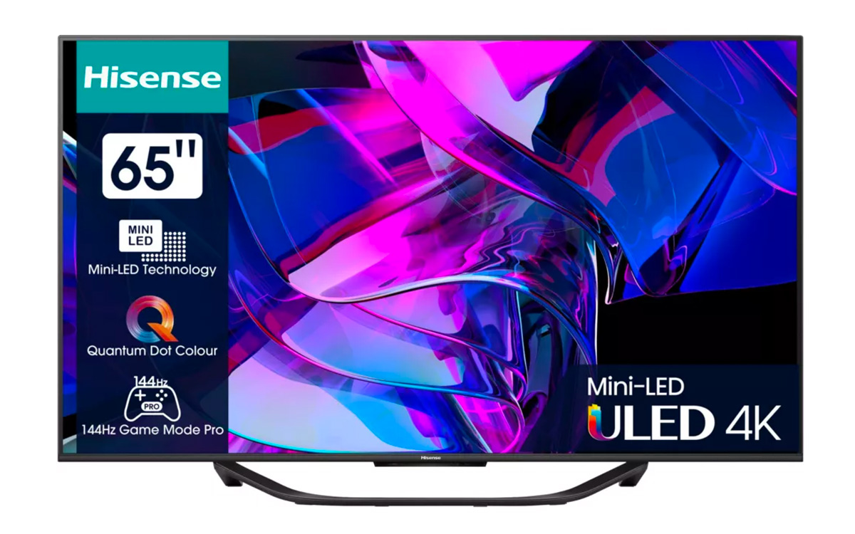Le prix de la TV 4K QLED Hisense 65U7KQ MiniLED chute à 799 euros ...
