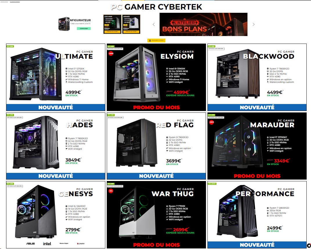 Test Cybertek Inferno : un PC fixe ultra performant au juste prix