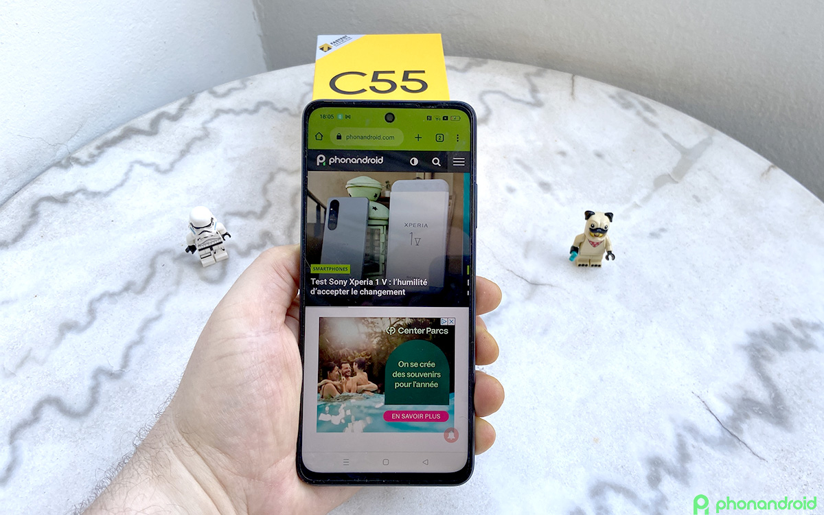 Test Realme C55 : petits prix, petites performances