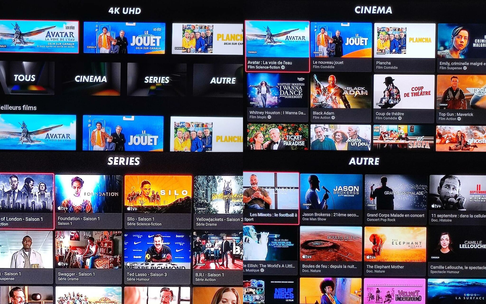 Android TV : myCANAL débarque en 4K UHD, voici comment en profiter