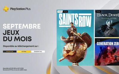 PlayStation Plus septembre 2023 : voici les jeux PS4 et PS5 offerts à la rentrée