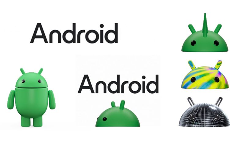 Android change de look, voici son nouveau logo et son Bugdroid en 3D