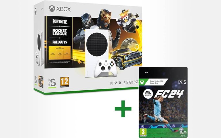 Super prix pour le pack Xbox Series S + EA Sports FC 24 chez Amazon