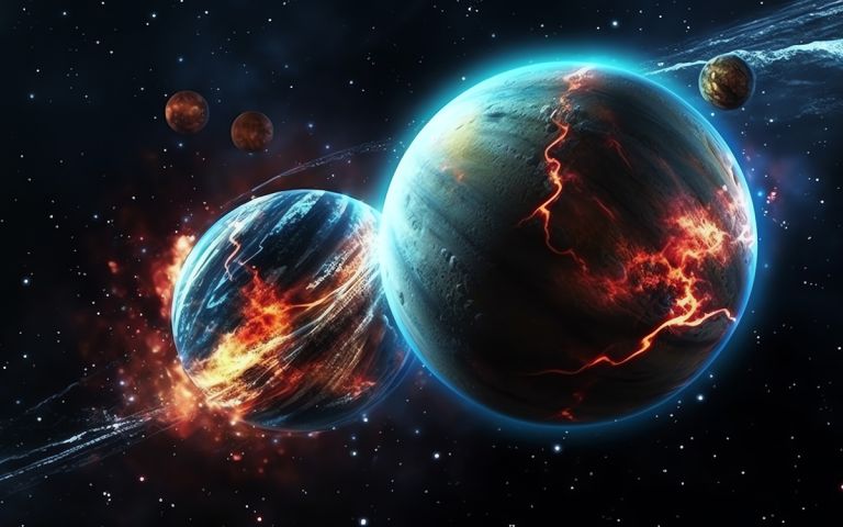 Des scientifiques ont vu deux planètes entrer en collision, une première