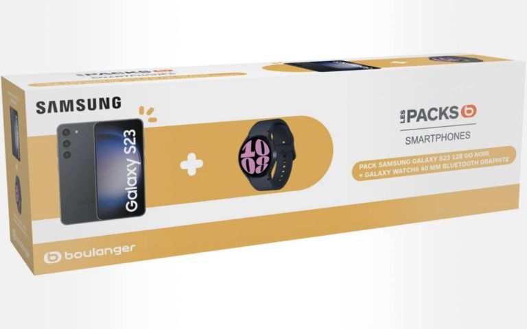 Boulanger baisse le prix du pack Samsung Galaxy S23 + Galaxy Watch 6