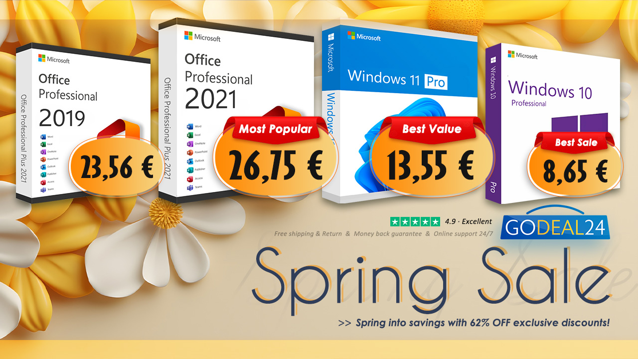 Promo du printemps chez Godeal24 : profitez de Microsoft Office 2021 ...