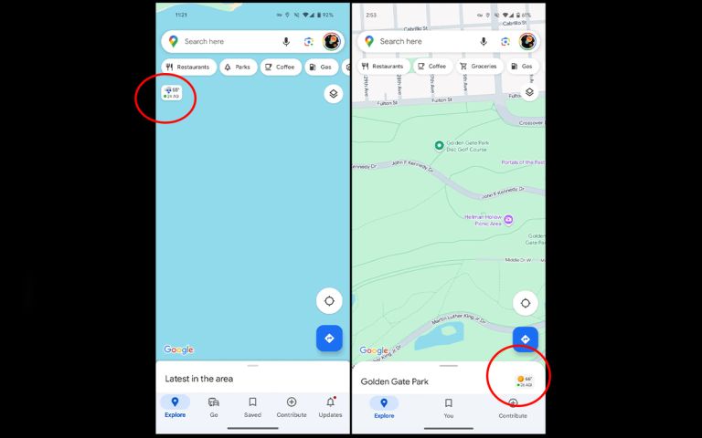 Google Maps va modifier l’emplacement de la météo, préparez-vous à changer vos habitudes