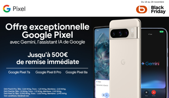 Les Google Pixel sont à prix canon chez Boulanger : jusqu’à 500€ de ...