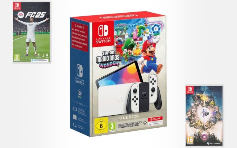 Black Friday Switch OLED : ce pack console Nintendo + 3 jeux est à un super prix