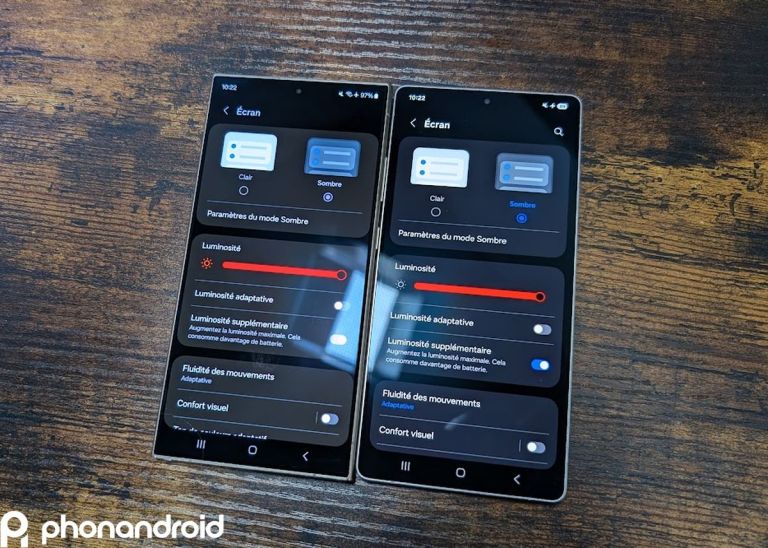 Galaxy S25 Ultra vs Galaxy S24 Ultra : on a comparé les deux écrans, voici ce qui change
