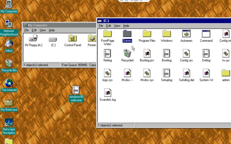 Lancer Windows 95 en quelques secondes même sur macOS ? C'est possible ...