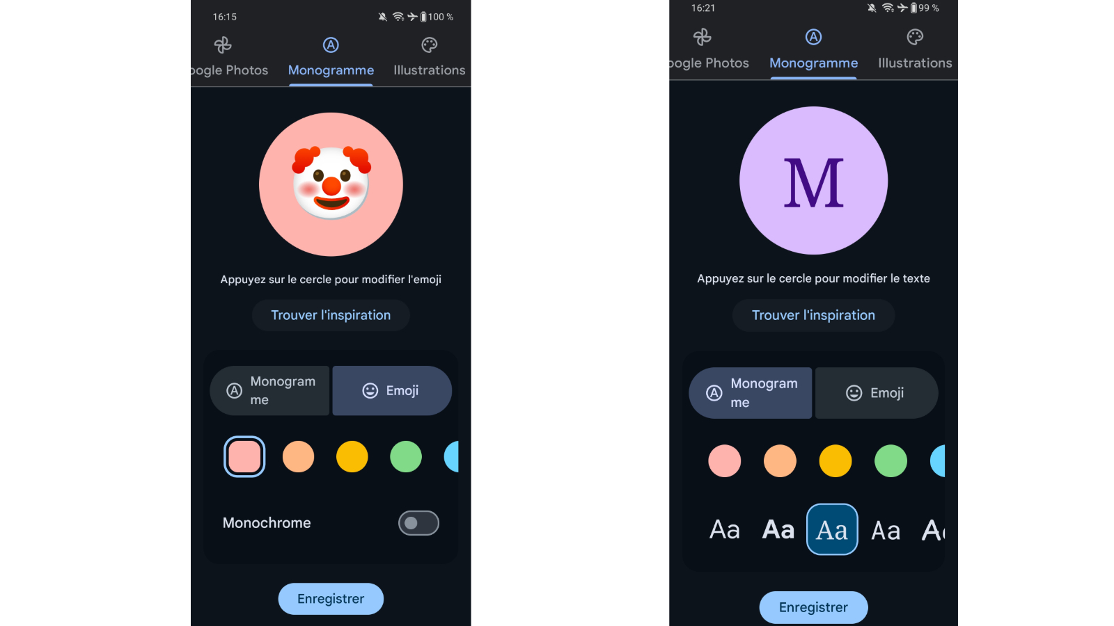 Vous pouvez désormais utiliser un émoji comme photo de profil pour vos ...