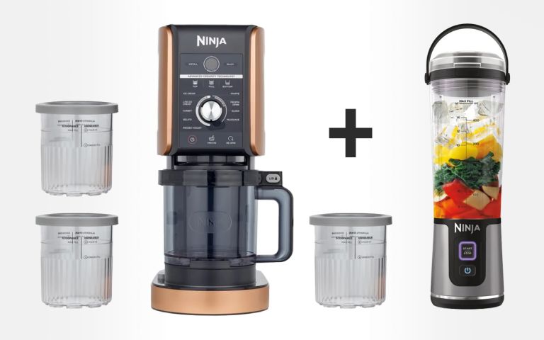 Le pack machine à glace Ninja CREAMi Deluxe 10-en-1 et blender est à ...