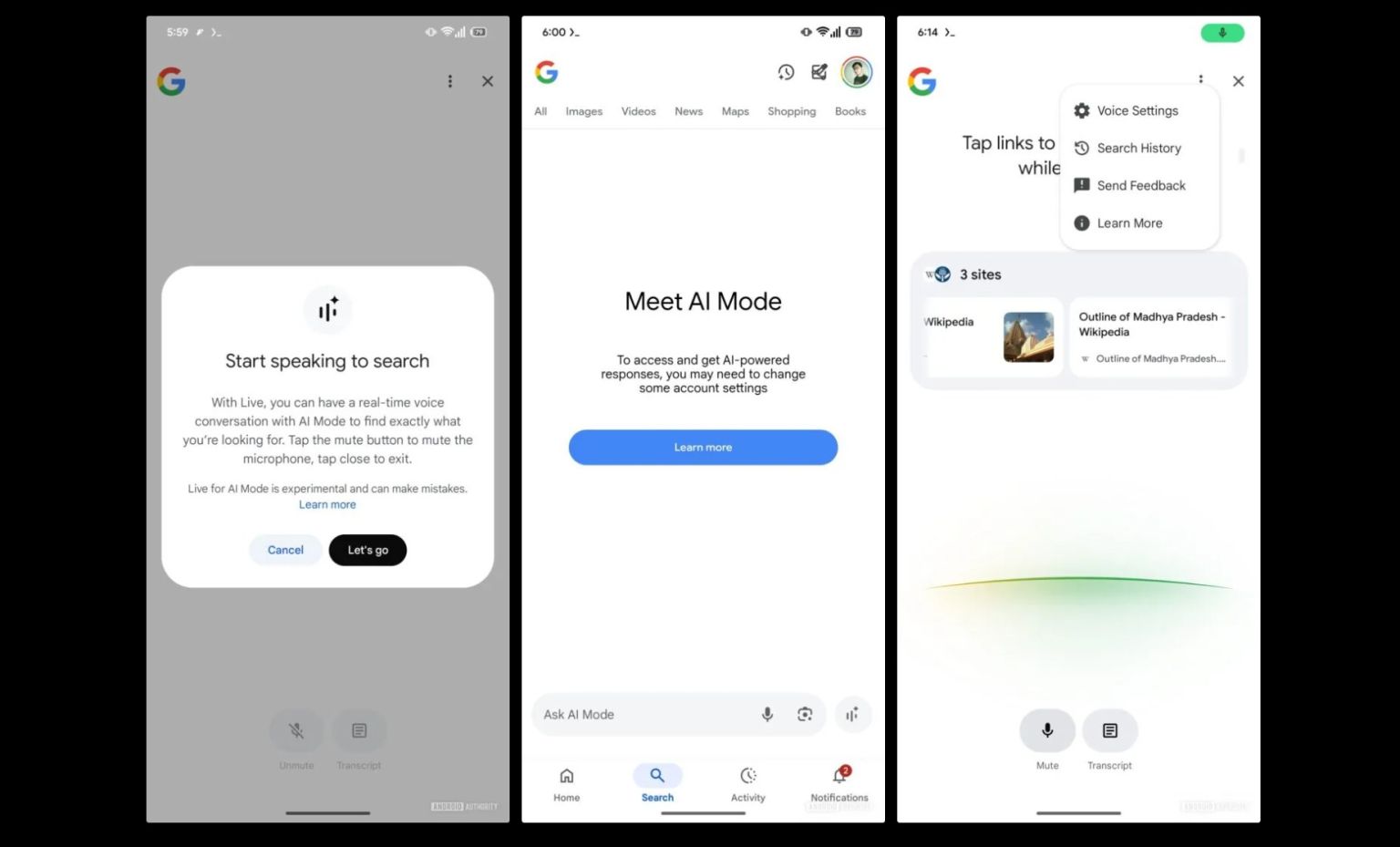 La recherche Google se dote d'un mode IA, découvrez le premier aperçu
