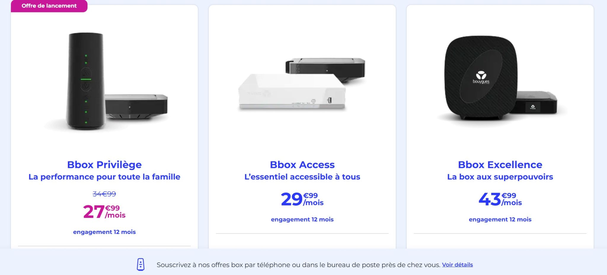 La Poste Mobile vend des offres box internet, en partenariat avec Bouygues Telecom